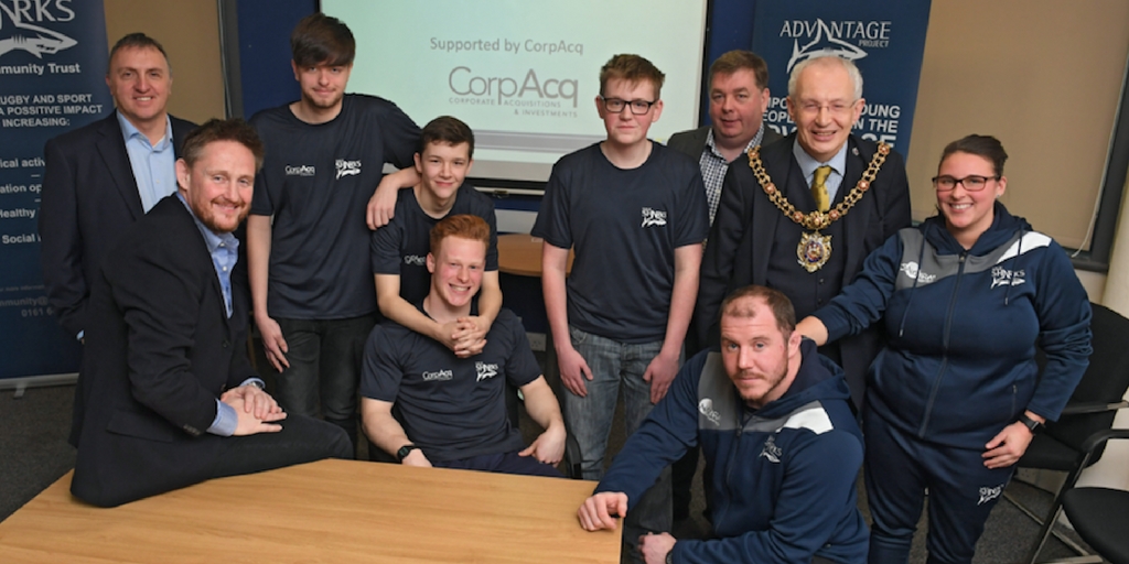 Sale Sharks and CorpAcq team up on new programme to tackle youth ...
