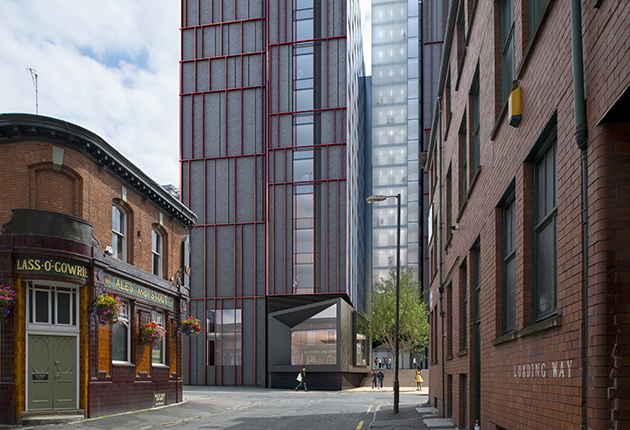 Manchester Student Accommodation Stands Out With High Gloss Facade ...