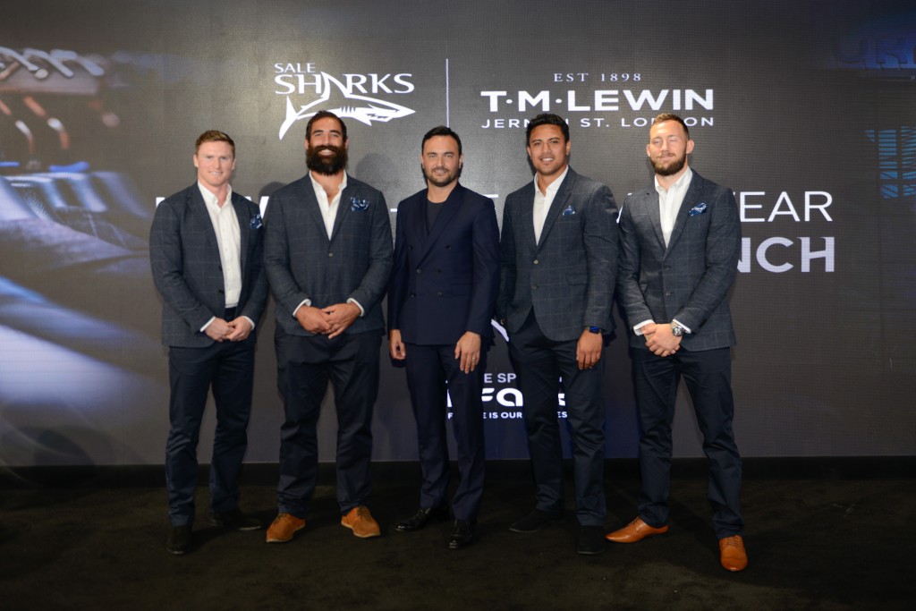 Sale Sharks superstars Chris Ashton and Denny Solomona strut their ...