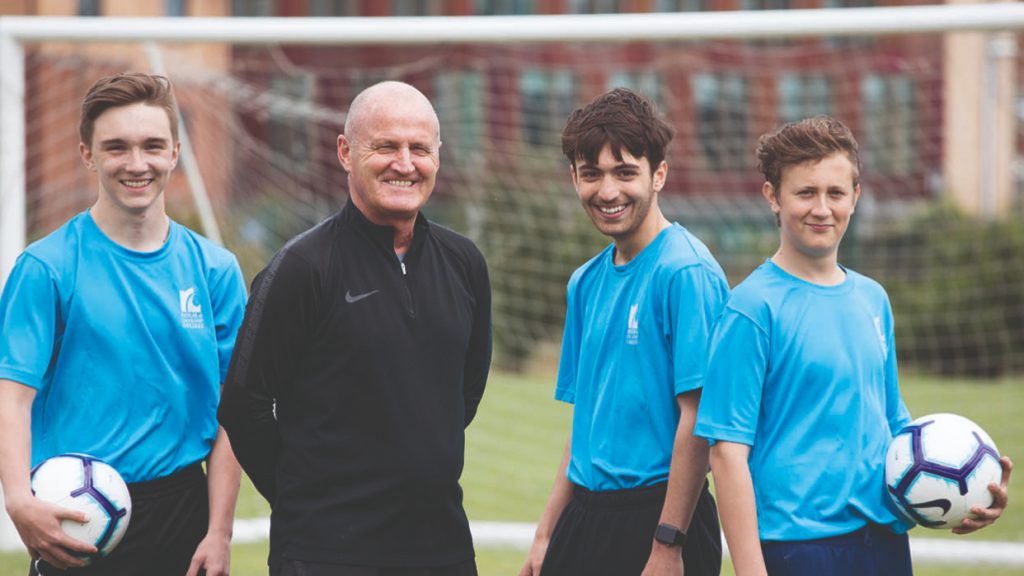 Boro legend Mark Proctor is helping students brush up on their football ...