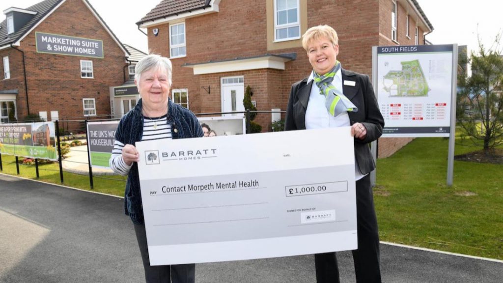Housebuilder supports Morpeth charity with new funding initiative ...