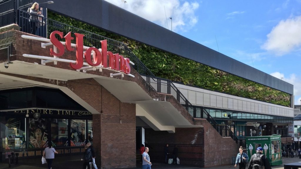 Liverpool’s St Johns Shopping Centre set for striking new green wall ...