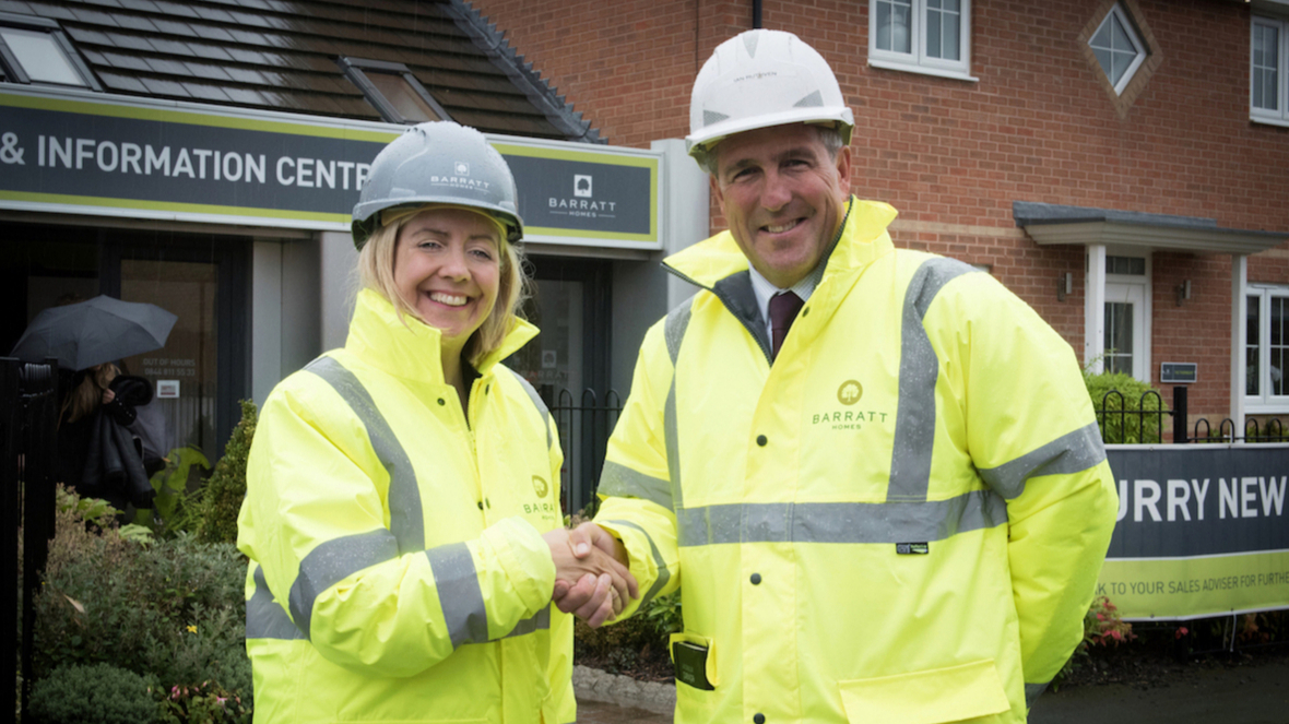 Barratt Homes welcomes Andrea Jenkyns MP to Morley site | Business Up North