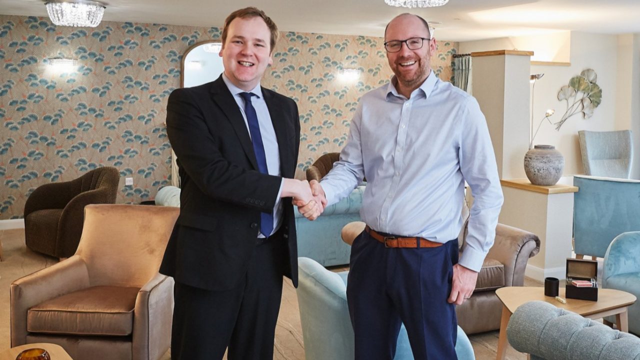 William Wragg MP visits luxury retirement living development in Romiley ...