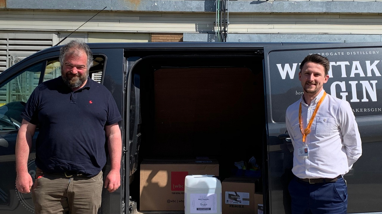 Two North Yorkshire drinks companies collaborate to produce hand ...