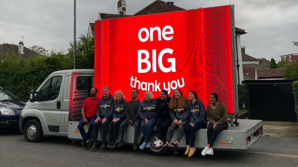 Media Displays supports 'One BIG Thank You' tour - Business Up North