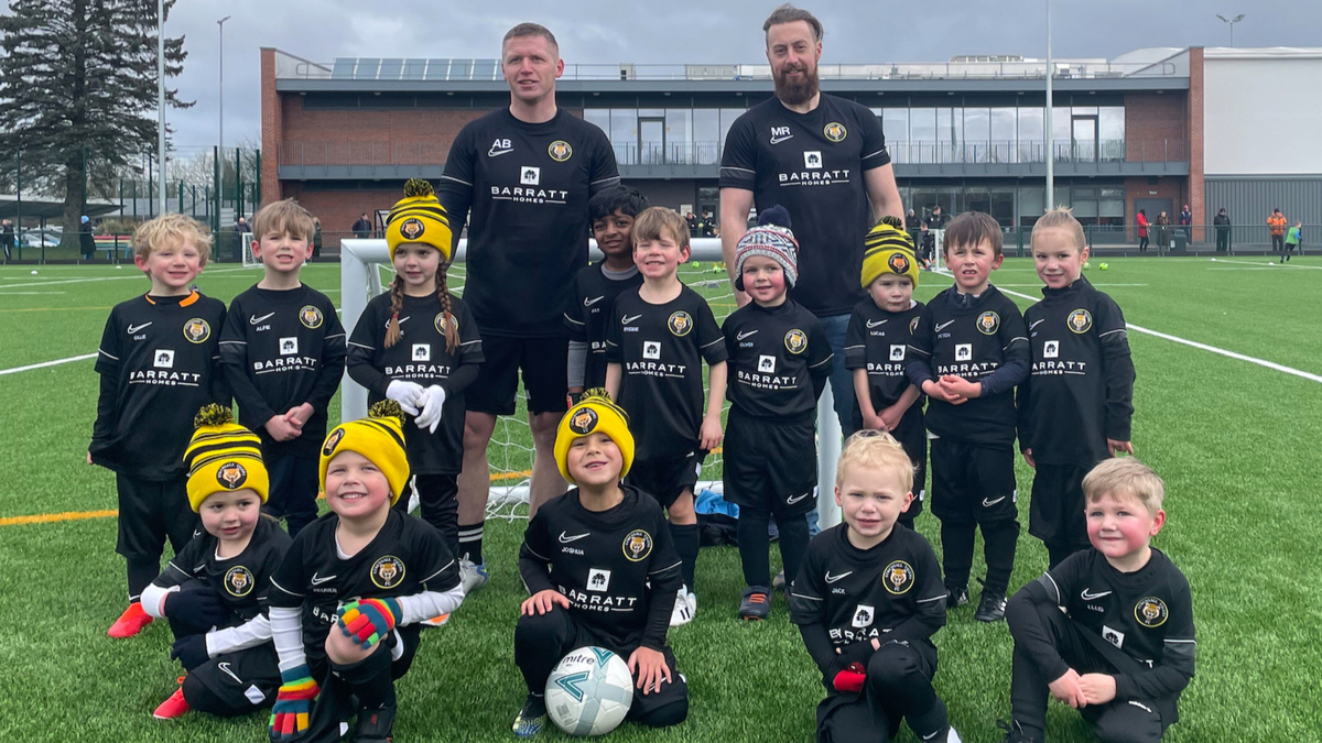 Local housebuilder supports Strensall Tigers FC with brand new football ...