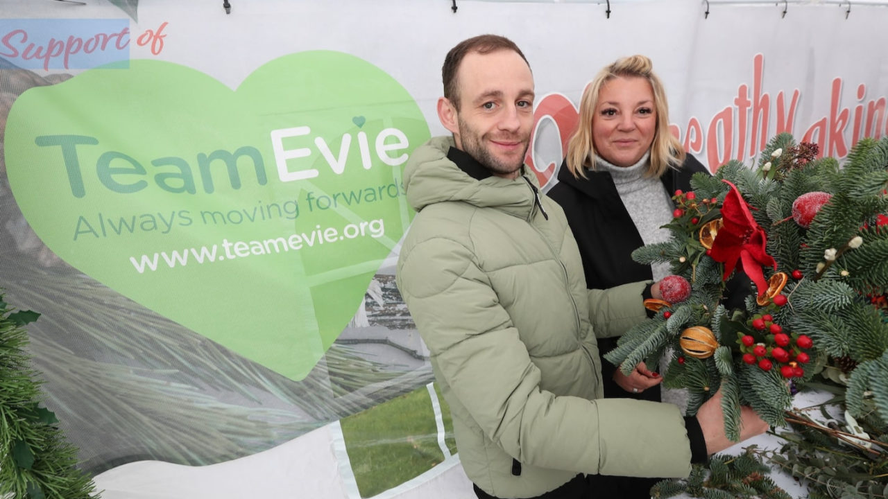 Team Evie receives festive fundraising boost from local housebuilder ...