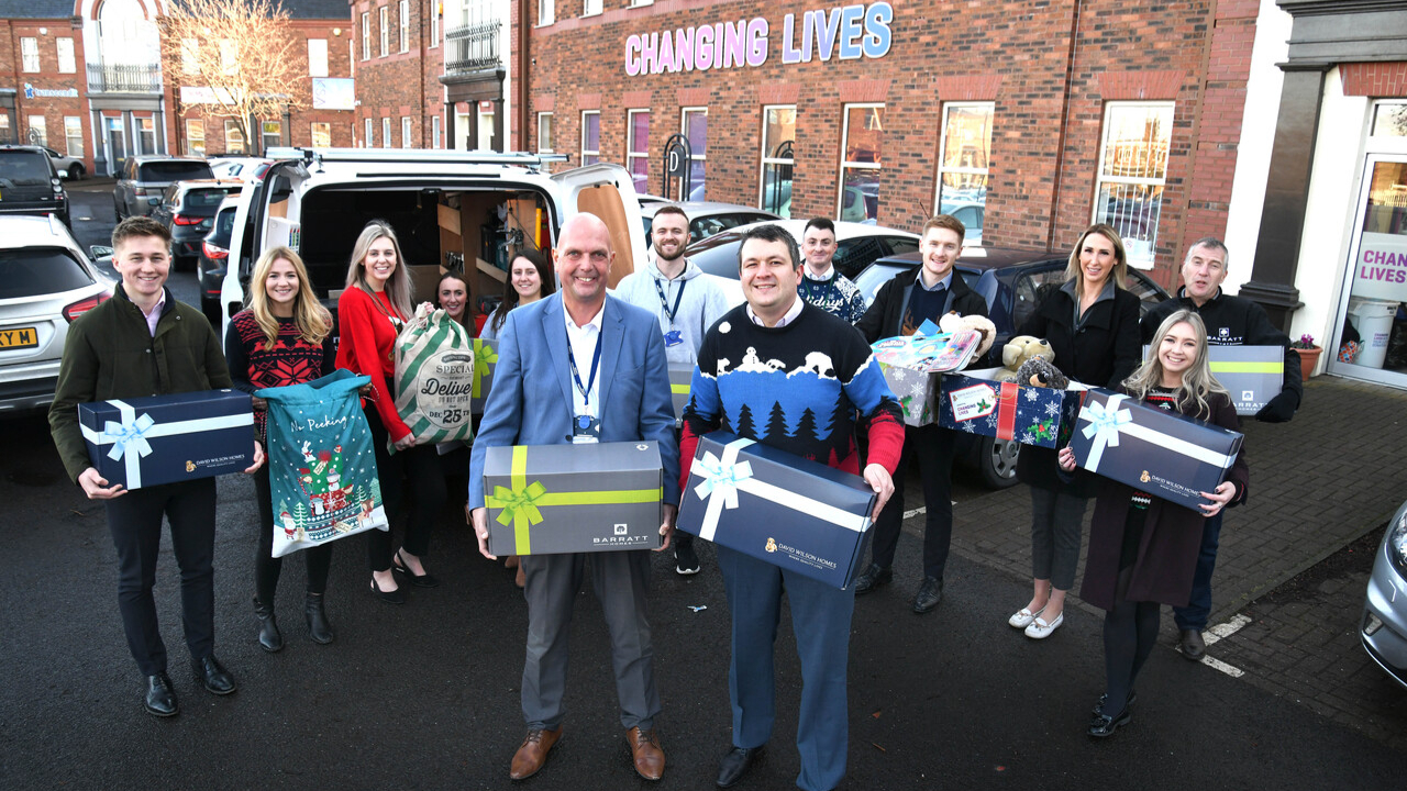 Local housebuilder calls for charitable Christmas donations from across the North East ...