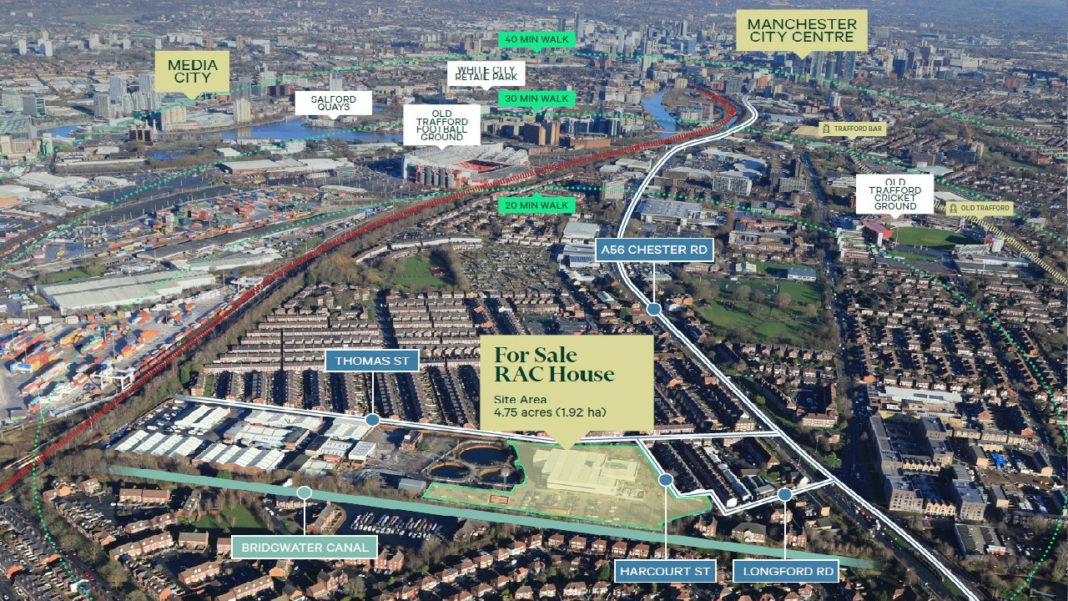 RAC appoints CBRE to bring 4.5-acre Stretford site to market - Business ...