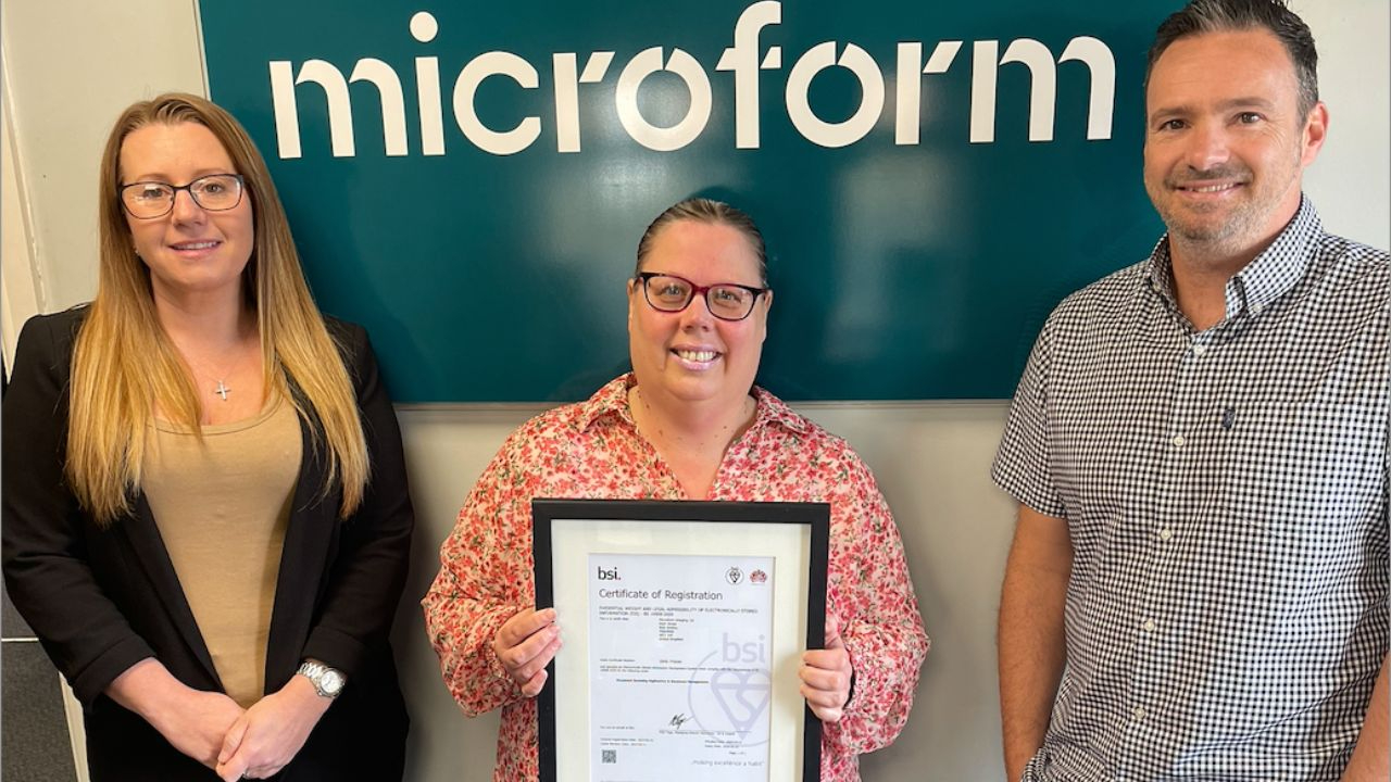 Document Management specialist, Microform gains BS 10008 accreditation ...