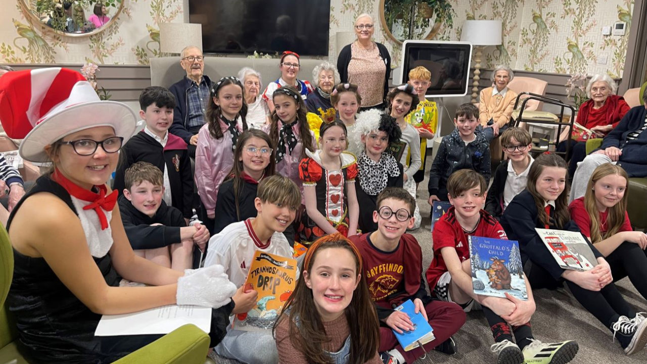Bolton Care Home shares stories with children for World Book Day ...
