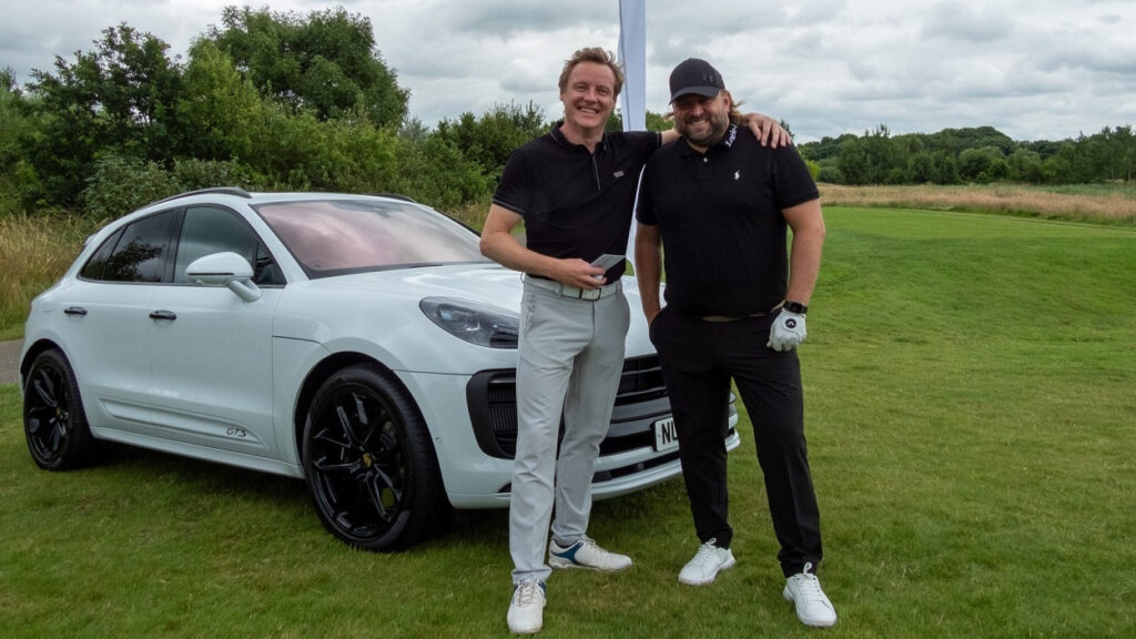 Golfers take a swing at Porsche prize during Logic-i’s Rockliffe Hall ...