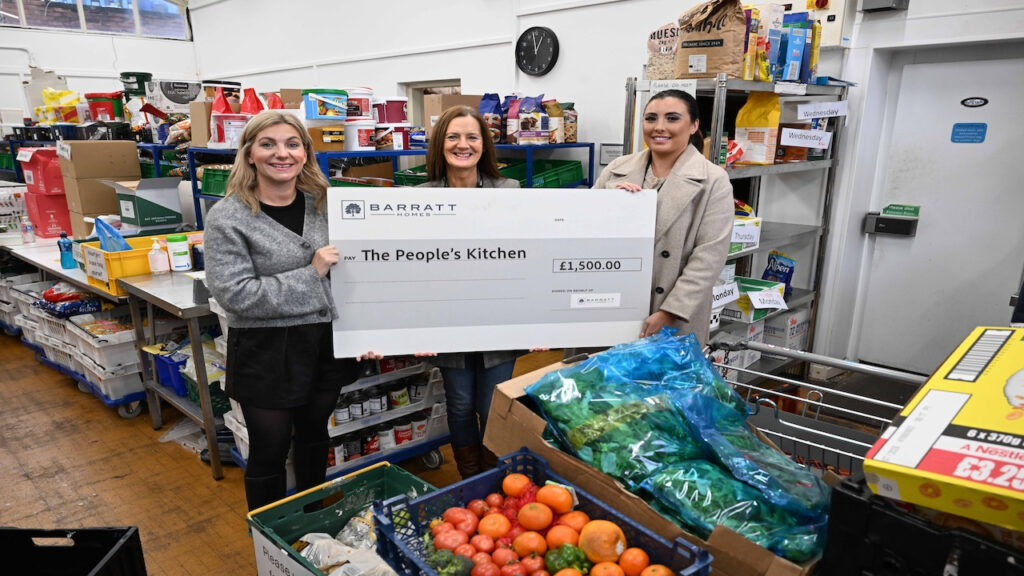 Help for the homeless: The People’s Kitchen receives £1,500 donation ...